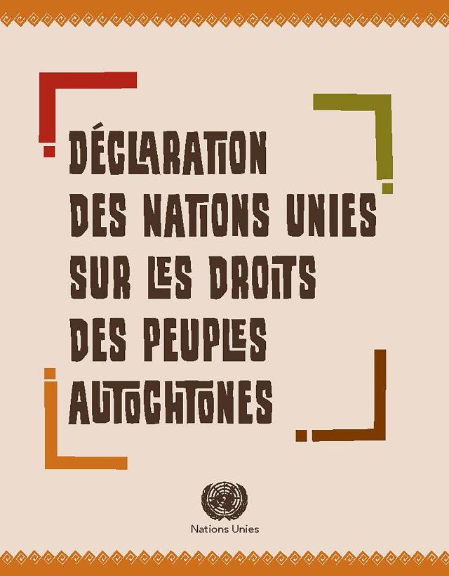 La Déclaration des Nations Unies sur les droits des peuples autochtones ...